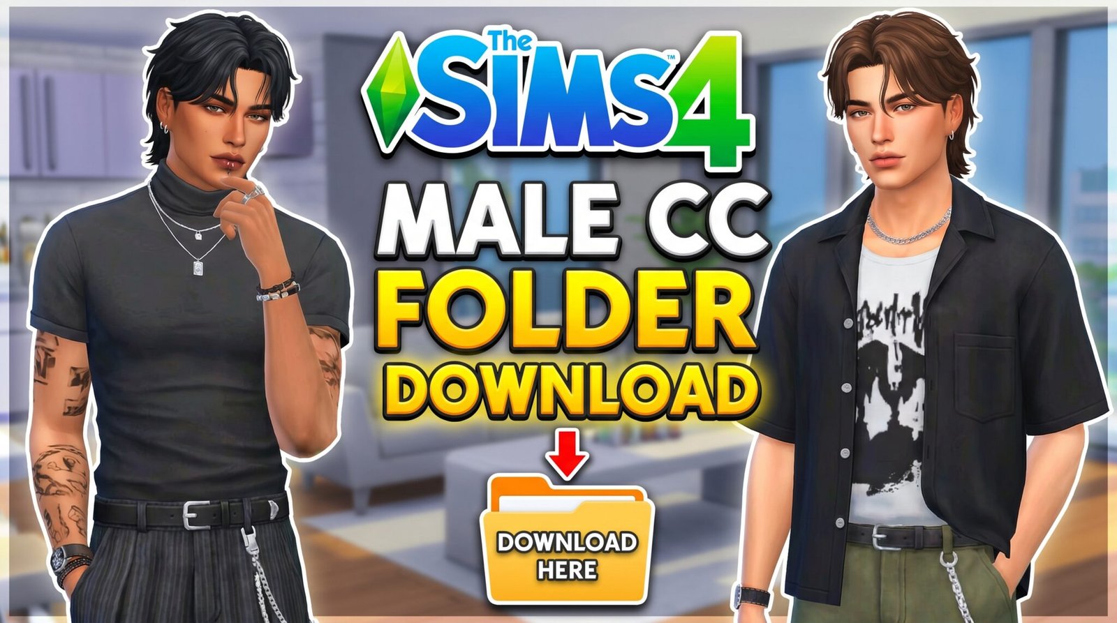 Best Sims 4 Hair Folder (500+ CC Hairstyles) Free Download ...
